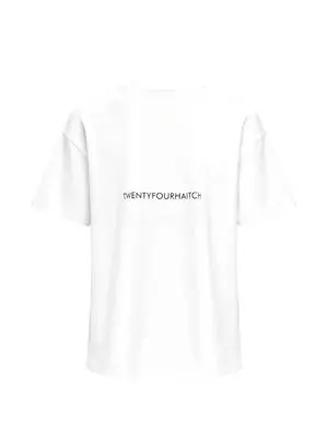 TWENTY FOURHAITCH Logo-print Crew-neck T-shirt