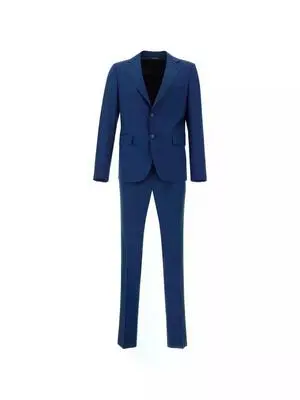 Brian Dales Slim-fit Two-piece Suit - Blue