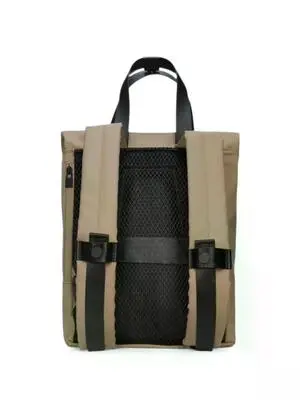 Rains Waterproof Fold-over Backpack - Neutrals