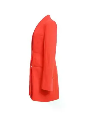 FERRAGAMO Wool Shawl Collar Fitted Blazer