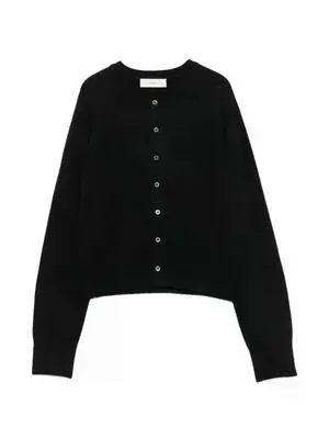 DUNST Button-up Cardigan - Black
