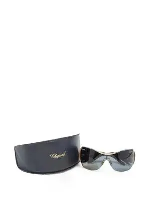 Chopard Crystal-embellished Shield Sunglasses