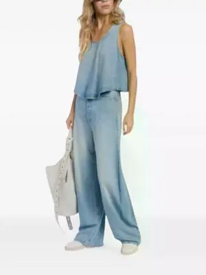 DONDUP Alek Wide-leg Jeans - Blue