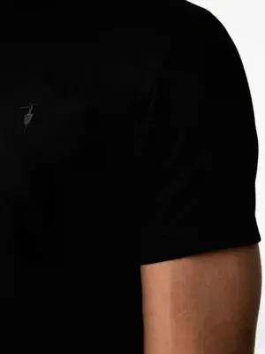 TRUSSARDI Logo-embroidered T-shirt