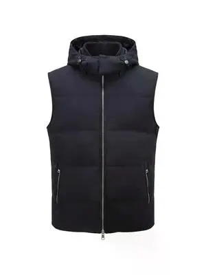 MONTECORE Hooded Quilted Gilet - Blue