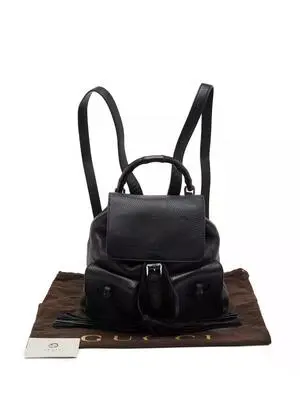 Gucci Bamboo Twin Pocket Backpack