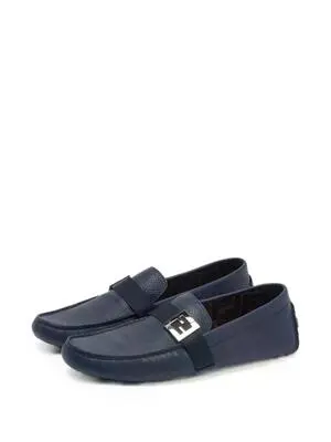 Fendi Ff Round-toe Loafers