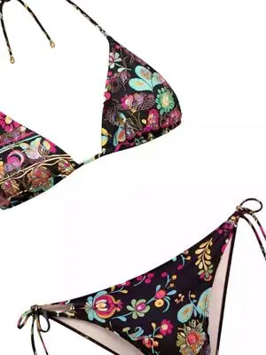 MISS BIKINI LUXE Floral-print Triangle Bikini