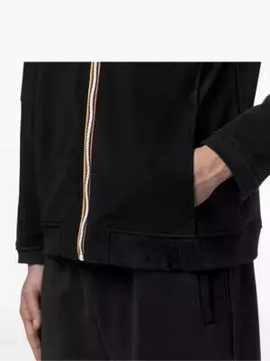 K-WAY Zip-up High-neck Sweater - Black