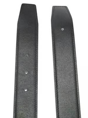 Hermès Reversible Leather Belt - Black