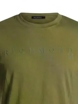 John Richmond Logo-embroidered T-shirt - Green