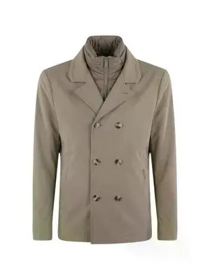 MOORER Double-breasted Peacoat