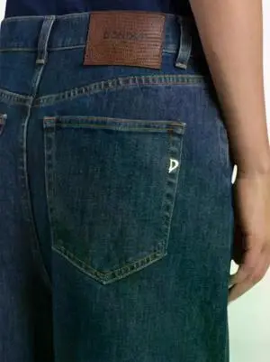 DONDUP Pleated Wide Leg Jeans