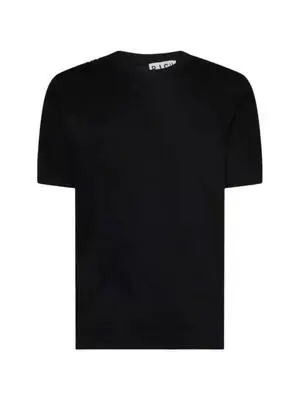 John Richmond Maldi Logo-patch Knit T-shirt - Black