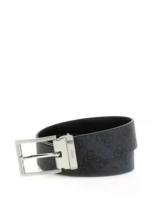 Guess Bucharest 4g Logo Belt - Black