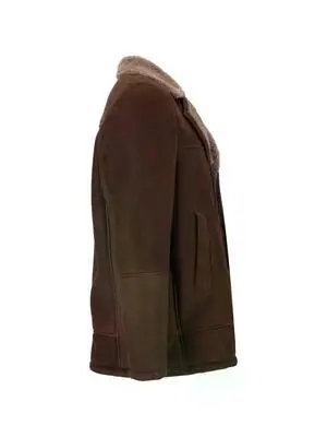 VOLFAGLI FIRENZE Double-breasted Shearling Coat