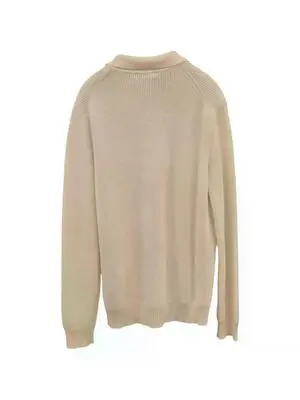FAY Ribbed-knit Button-up Sweater