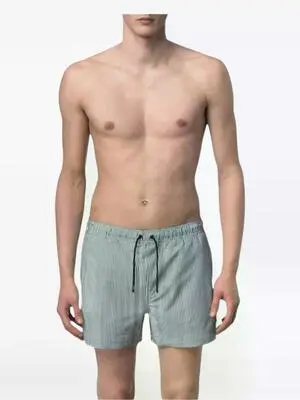 K-WAY Hazel Striped Swim Shorts - Blue