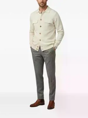 FILIPPO DE LAURENTIIS Button-fastening Cardigan - Neutrals