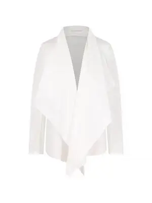 Yohji Yamamoto Shawl-lapel Poplin Jacket