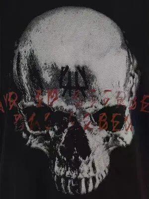 44 LABEL GROUP Sterben Skull-print T-shirt