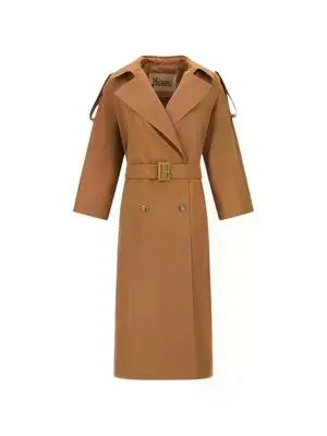 Herno Double-breasted Belted Trench Coat