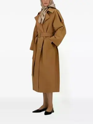 Herno Double-breasted Belted Trench Coat