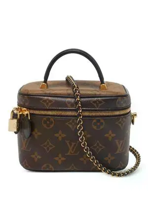 LOUIS VUITTON Monogram Reverse Canvas Pm Vanity Shoulder Bag - Brown