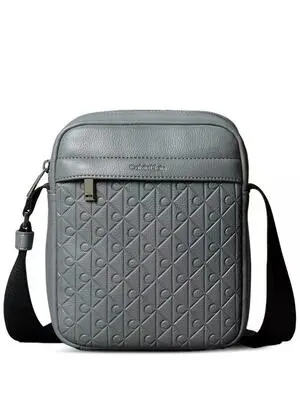 Calvin Klein Logo-embossed Messenger Bag - Grey