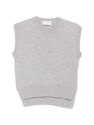 DANIELE FIESOLI V-neck Vest - Grey