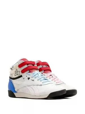 REEBOK Strap-print High-top Sneakers