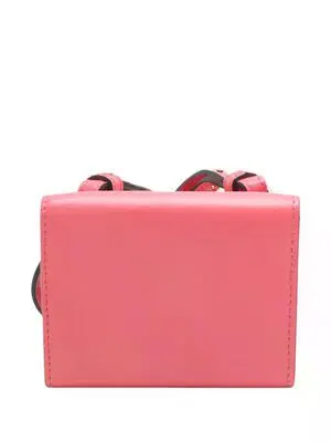 Fendi Leather Cross Body Wallet - Pink