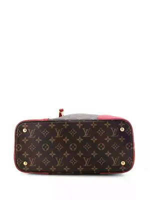 LOUIS VUITTON Monogram Canvas And Leather Flandrin Handbag Tote Bag - Red