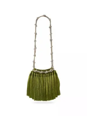 SIMONMILLER Tassel Knotty Mini Bag - Green