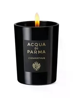 ACQUA DI PARMA Osmanthus Logo-label Candle - Black