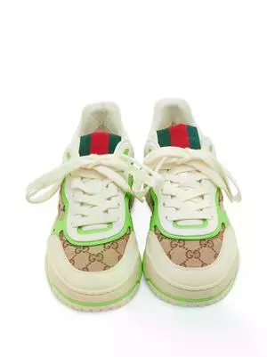 Gucci Re-web Gg Sneakers - Neutrals