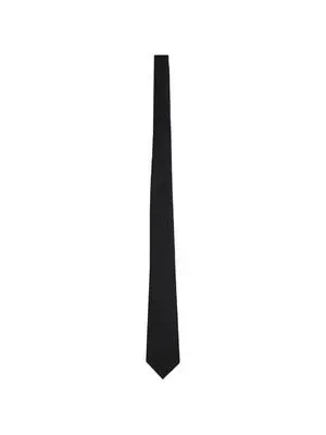 Giorgio Armani Silk Neck Ties - Black