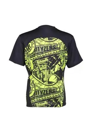 PROTOTYPES Graphic-print Short-sleeved Football T-shirt - Yellow