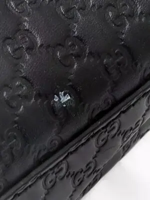 Gucci Emily Microguccissima Shoulder Bag - Black