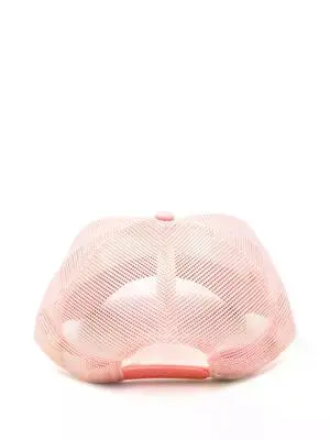 SPORTY & RICH Crystal-embellished Trucker Cap
