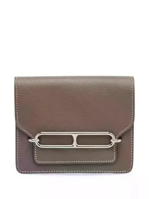 Hermès Hermès Evercolor Leather Roulis Wallet Brown