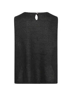 Mizuiro Ind Tape-yarn Knitted Top