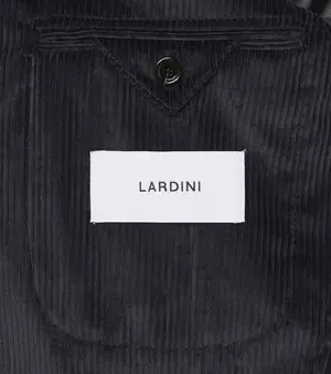 LARDINI Cotton And Cashmere Corduroy Suit