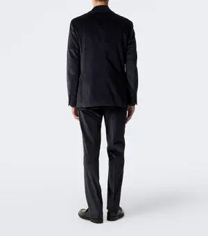 LARDINI Cotton And Cashmere Corduroy Suit
