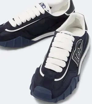 Dolce & Gabbana Dg Suede-trimmed Canvas Sneakers