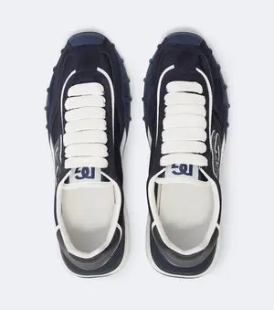 Dolce & Gabbana Dg Suede-trimmed Canvas Sneakers