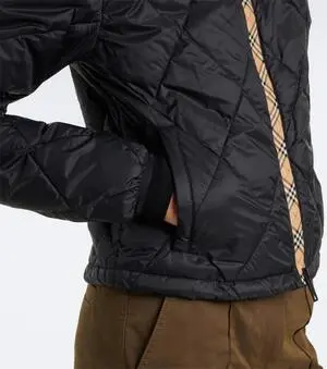 Burberry Check Quilted Puffer Jacket