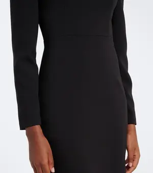 Roland Mouret Paneled Crêpe Cocktail Dress