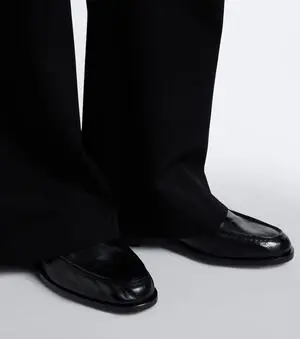 THE ROW Nino Leather Derby Shoes