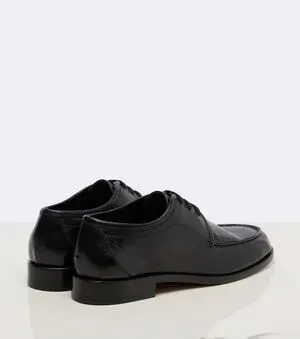 THE ROW Nino Leather Derby Shoes